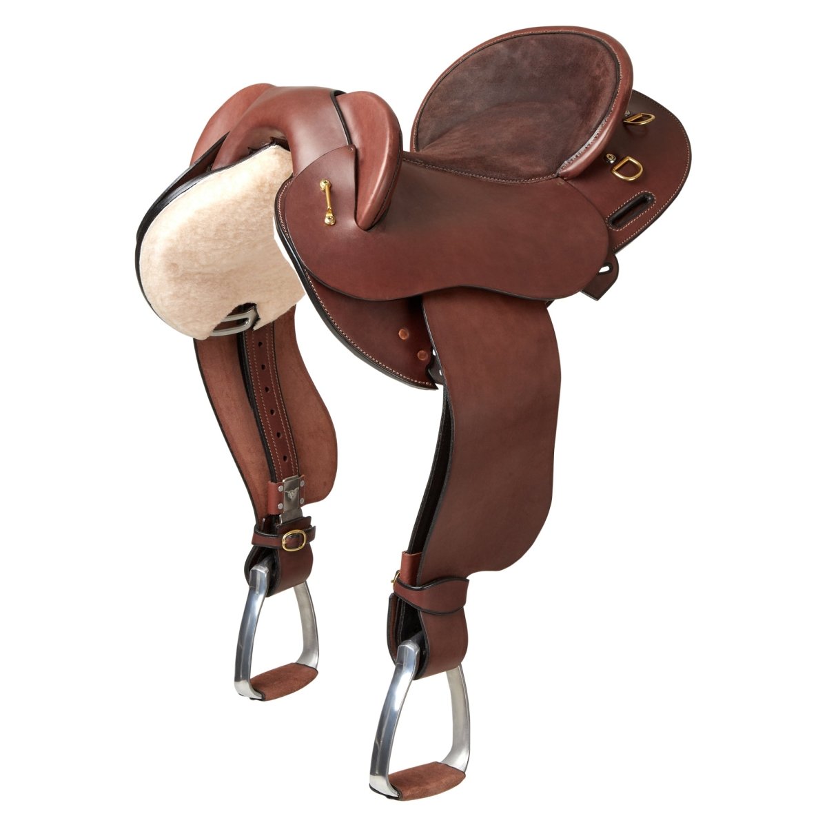 Syd Hill Custom Signature Half Breed Saddle, Leather - Non Adjustable ...