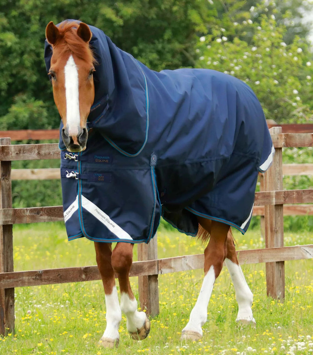 Titan 200g Turnout Rug with Snug-Fit Neck Cover | PEI – Active Equine